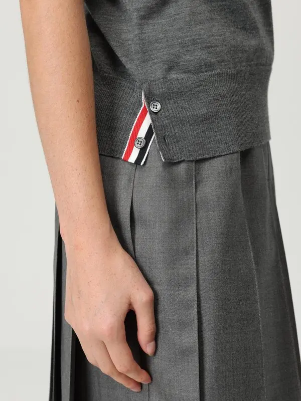 Thom Browne Four-bar Polo Shirt