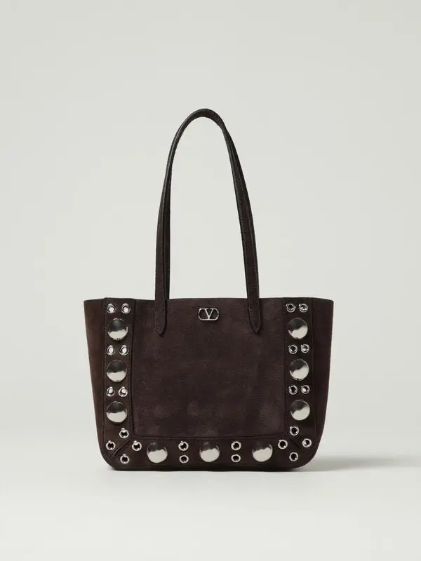 Valentino Garavani Studded Suede Mini Bag - Dark