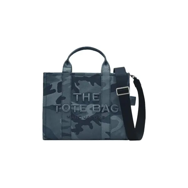 Marc Jacobs Medium Camo Jacquard Tote - Blue