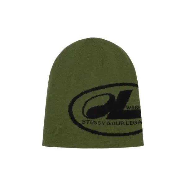 StÜssy X Our Legacy Work Shop Oval Skullcap - Green