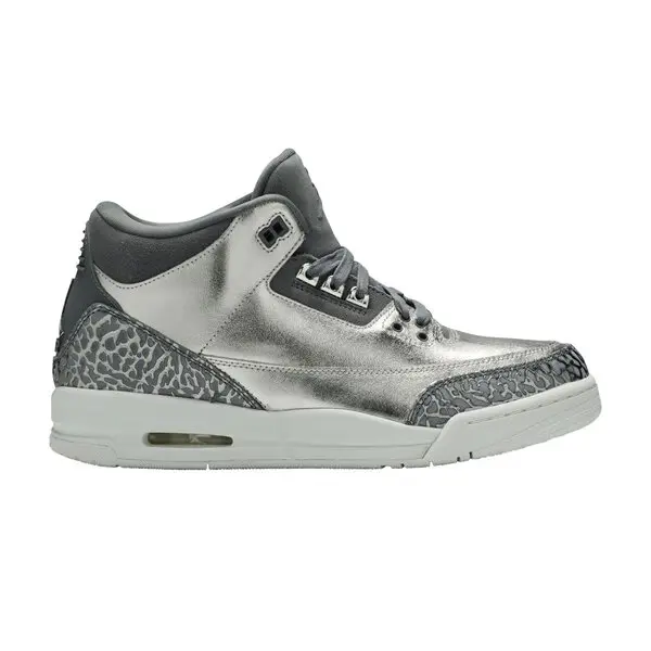 JORDAN 3 Retro Premium Sneakers - Silver