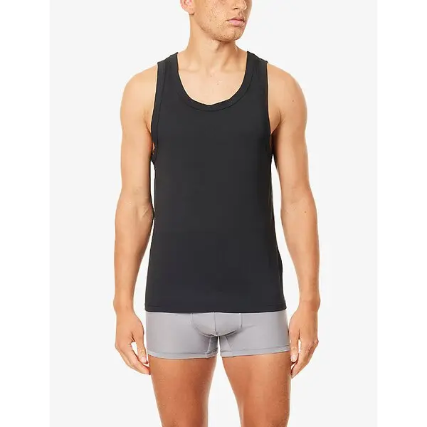 CHE Body Crew Neck Modal-jersey Vest Top - Black