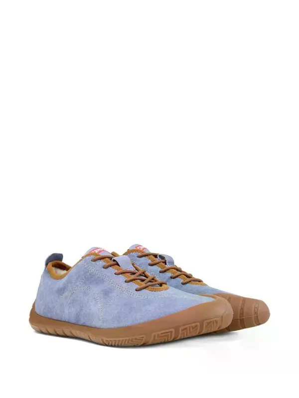 Camper Peu Path Lace-up Nubuck Leather Sneakers