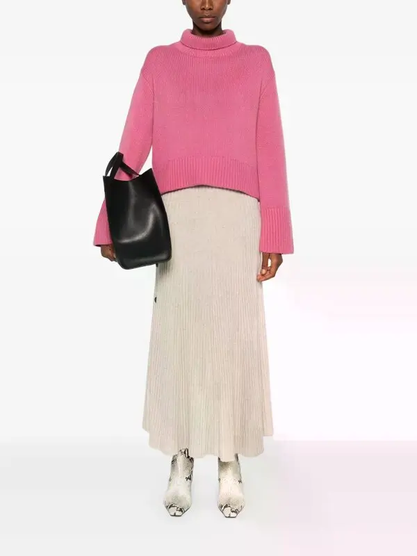 Eric Bompard Buttoned Maxi Skirt