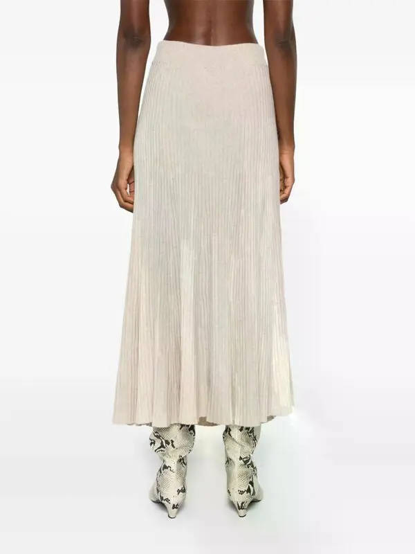 Eric Bompard Buttoned Maxi Skirt