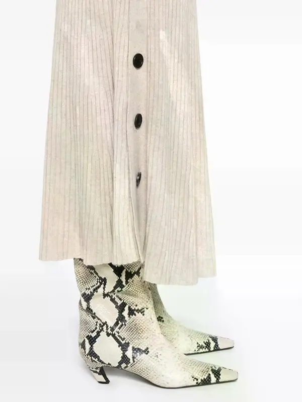 Eric Bompard Buttoned Maxi Skirt