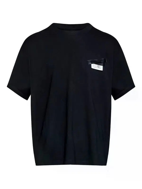 MAISON MARGIELA Numbers-print T-shirt - Black