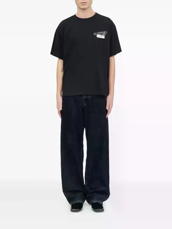 MAISON MARGIELA Numbers-print T-shirt - Black