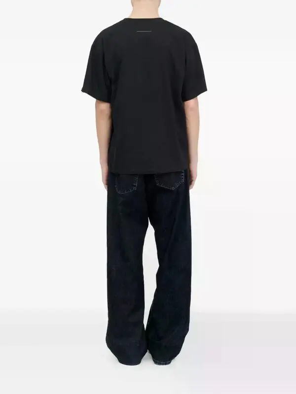 MAISON MARGIELA Numbers-print T-shirt - Black