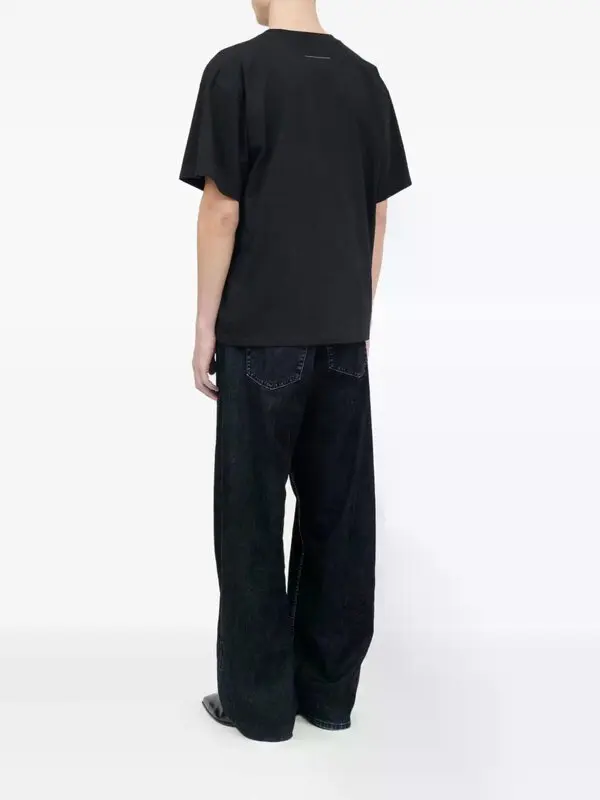 MAISON MARGIELA Numbers-print T-shirt - Black