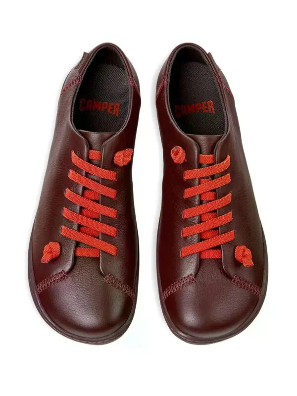 Camper Peu Cami Leather Lace-up Sneakers - Red
