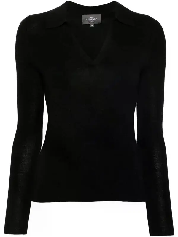 Eric Bompard Knitted Cashmere Polo Top