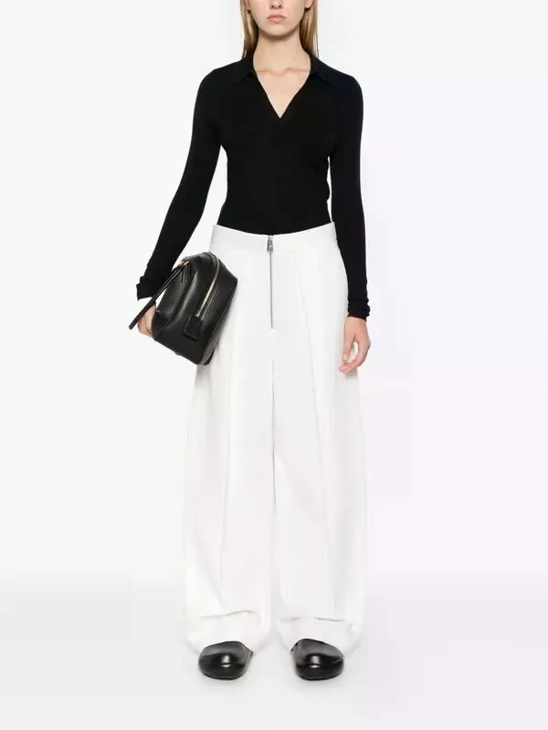 Eric Bompard Knitted Cashmere Polo Top