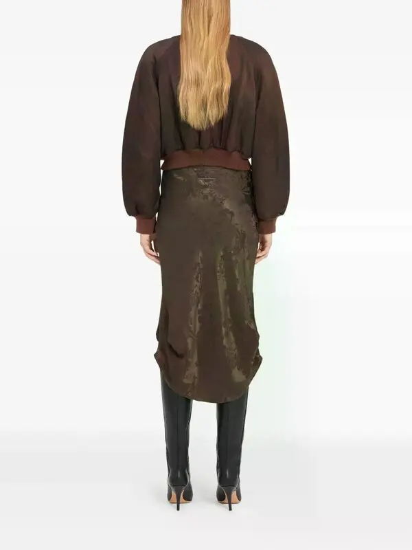 MAISON MARGIELA Button-up Bomber Jacket - Brown