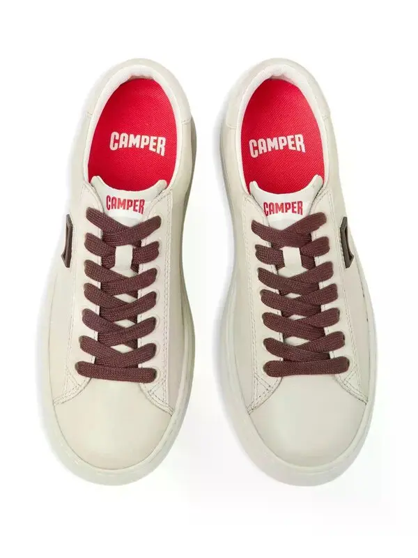Camper Runner Leather Lace-up Sneakers - Neutrals