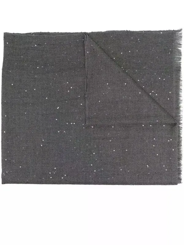 Brunello Cucinelli Sequin-embellished Scarf