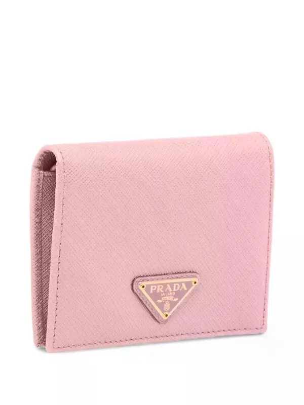 Prada Small Saffiano Leather Wallet - Pink