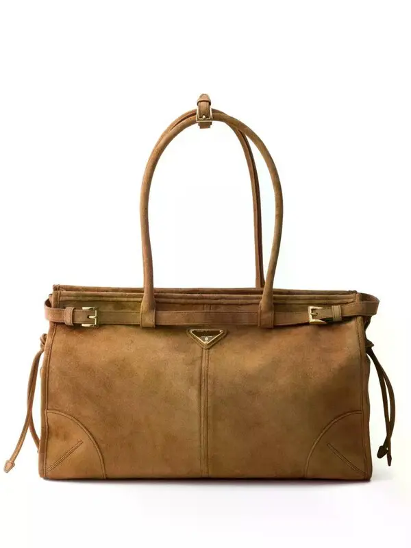 Prada Bonnie Tote Bag - Brown