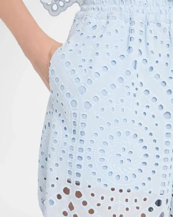 Generation Love Connie Eyelet Wide-leg Pants
