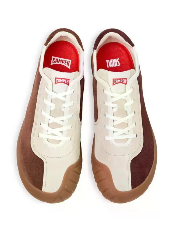Camper Peu Path Suede-panel Sneakers - Brown