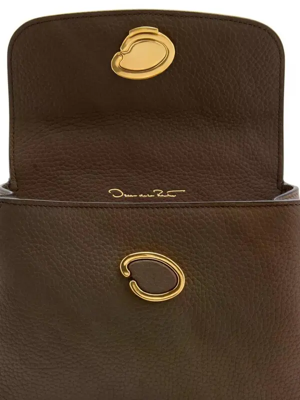 Oscar De La Renta The Mini Poppy Bag - Brown