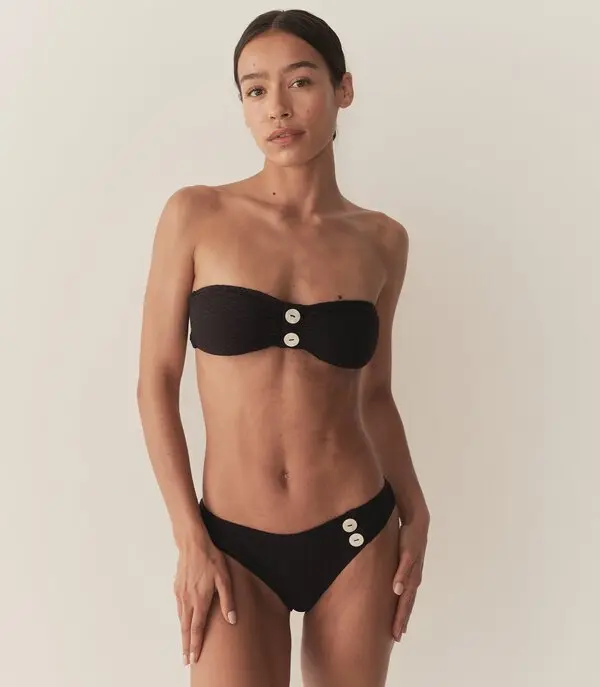 DÔEN Alara Bikini Bottom - Nero