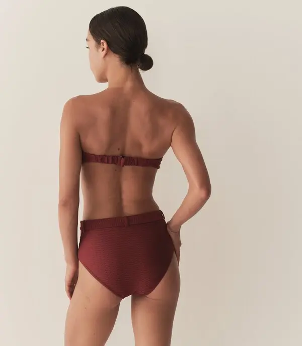 DÔEN Riva Bikini Top - Deep Sumac