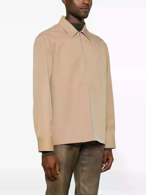 JIL SANDER Wool Gabardine Overshirt