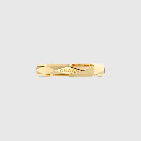 Gucci Link To Love 18k Ring - Yellow Gold