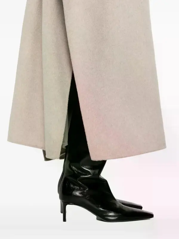 Nanushka Wool-silk Belted Coat - Neutrals