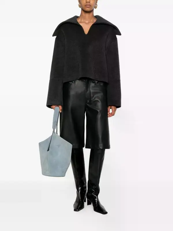 Nanushka Oversized-collar Sweater