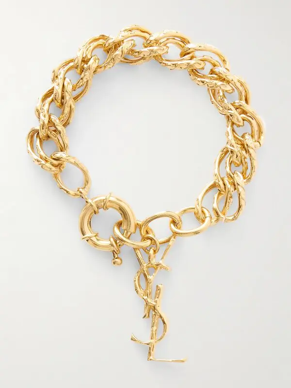 Saint Laurent Tone Bracelet - Gold