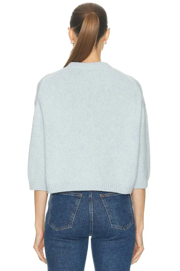 Khaite Sabina Cropped Cashmere Sweater - Atmosphere