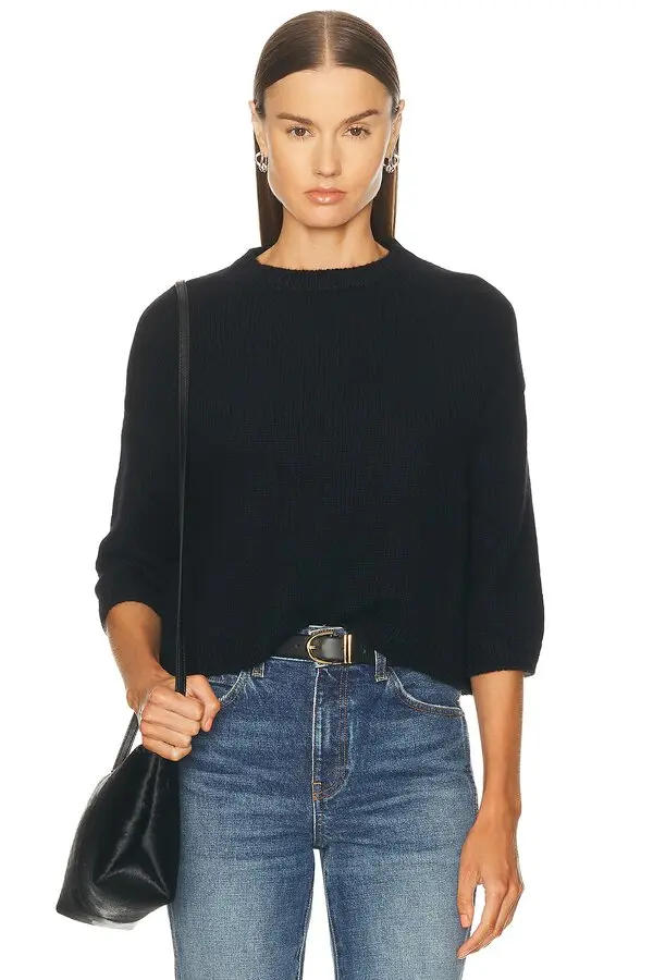 Khaite Sabina Pullover Sweater - Black