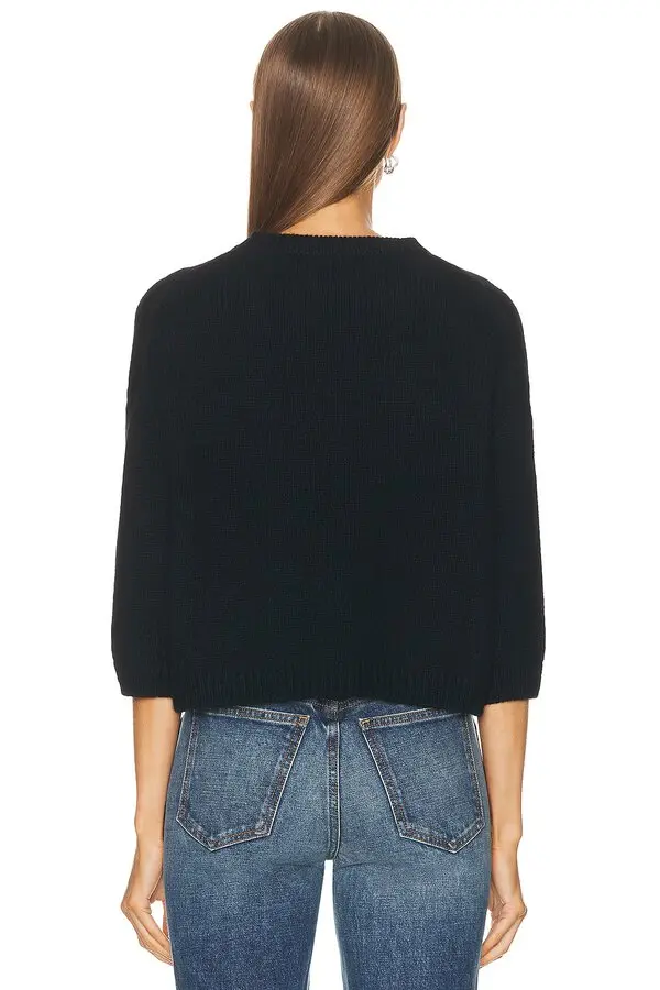 Khaite Sabina Pullover Sweater - Black