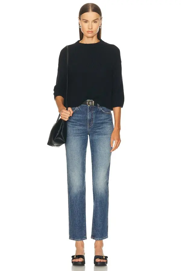 Khaite Sabina Pullover Sweater - Black