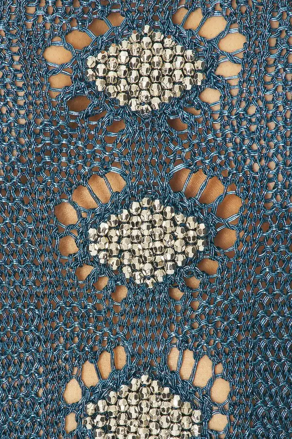 Rabanne Crochet Lurex Dress