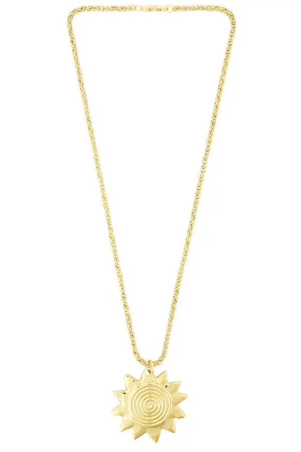 SIMONMILLER Sun Pendant Necklace - Star Gold