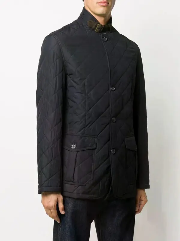 Barbour Lutz Quilted Jacket - Blue