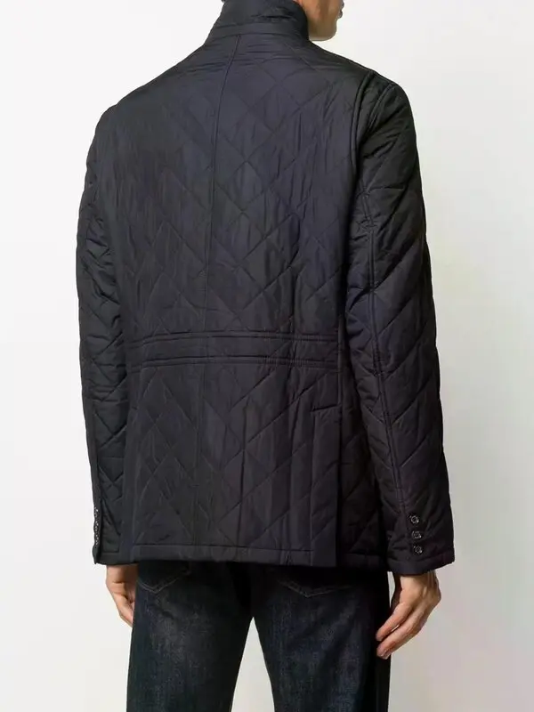 Barbour Lutz Quilted Jacket - Blue