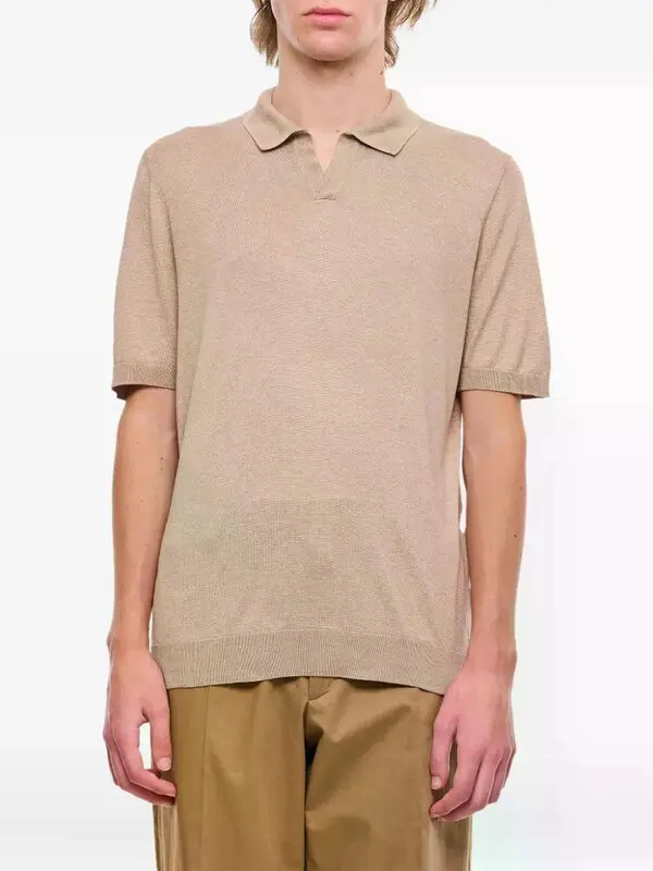 Tagliatore Short-sleeved Polo Shirt - Neutrals