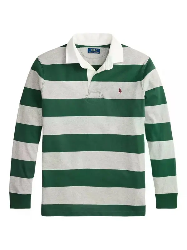 Polo Ralph Lauren Striped-pattern Long-sleeve Polo Shirt