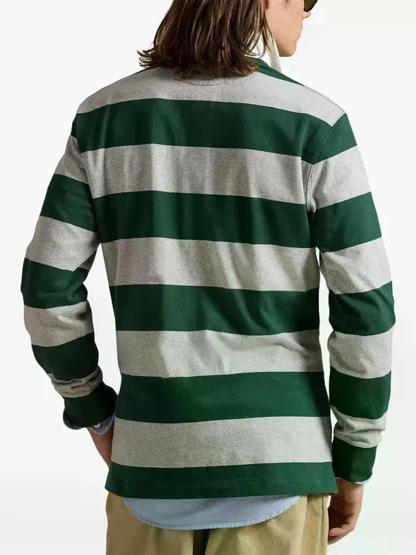 Polo Ralph Lauren Striped-pattern Long-sleeve Polo Shirt