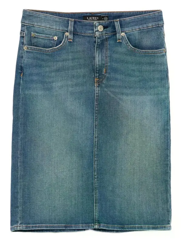 Ralph Lauren Daniela Denim Skirt - Blue