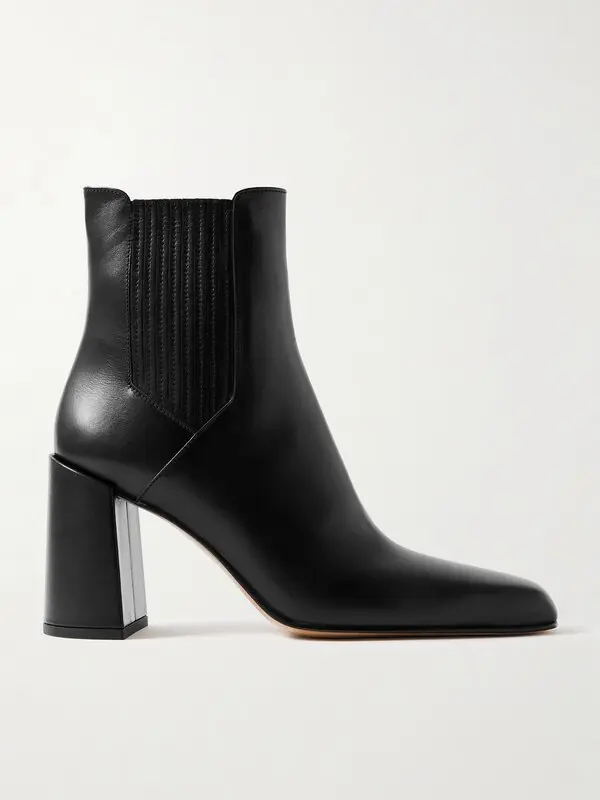 Gabriela Hearst Luke Leather Ankle Boots - Black