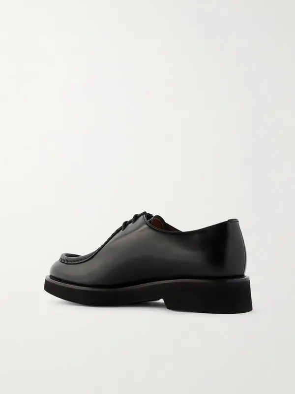 Church's Nelly Glossed-leather Derby Shoes - Black