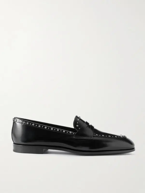 Church's Onyx Studded Loafers