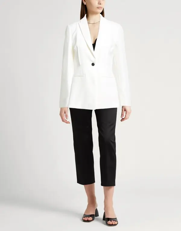 LIU •JO Single-breasted Crepe Blazer