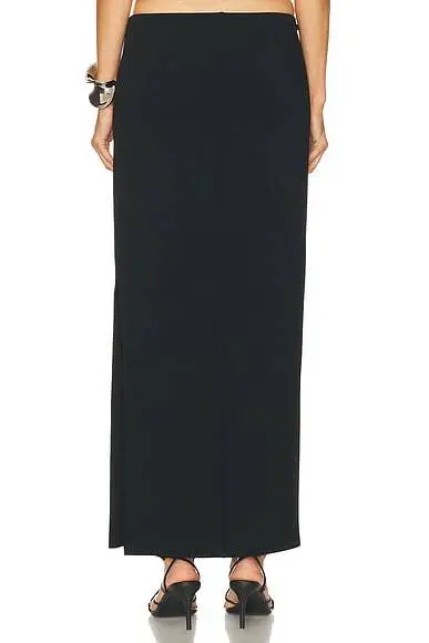 Khaite Lilith Stretch Crepe Skirt