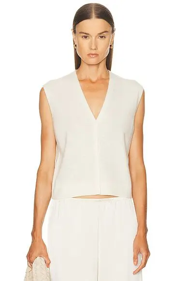 Simkhai Rozzi Vest In Cashmere - Ivory